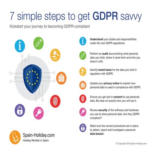 7 simple steps to get GDPR savvy | PDF