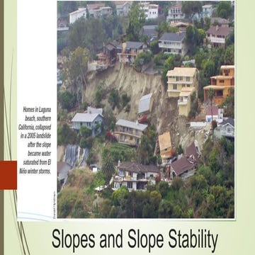 7 slopes and slope stability | PPTX