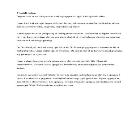 7 sosialt system | DOCX