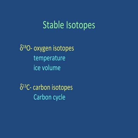 7 stable isotopes-1 | PPT