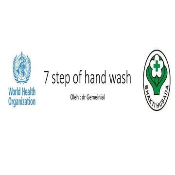 7 step of hand wash | PPT