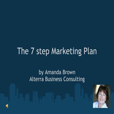 The 7 Step Marketing Plan | PPT