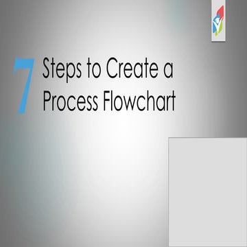 Seven steps flowchart process flow chart | PDF