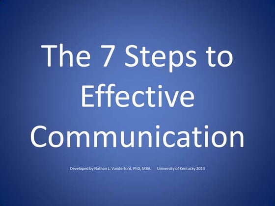 Steps of developing Behavior Change Communication (BCC) for family ...