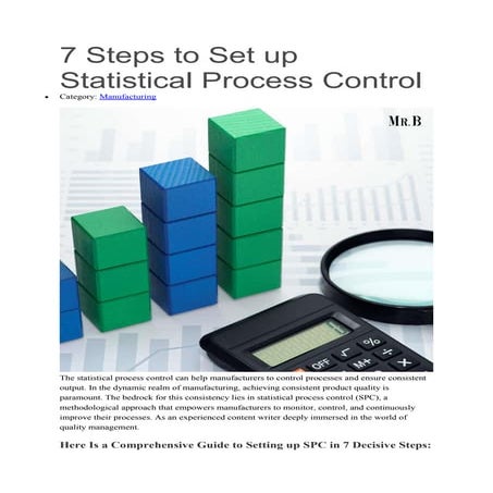 7 Steps to Set up Statistical Process Control.pdf | Manufacturing Industry | Industries