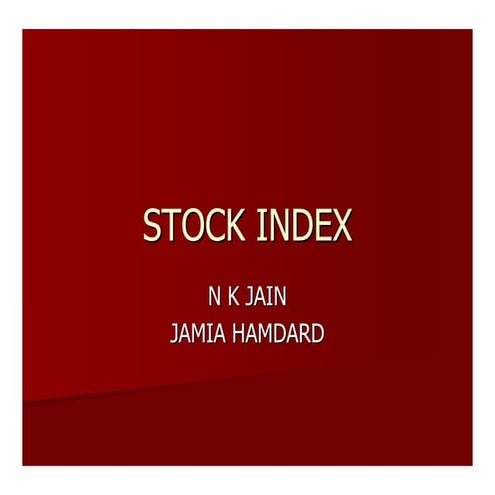 7 Stock Index | PDF