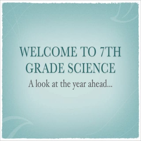 7th grade science at a glance | PPTX