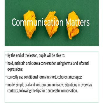 7th Communication matters U4.pptx seventh grade | PPTX