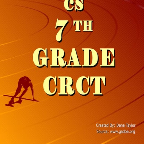 7thcrctreviewproblems[1] | PPT | Educational Assessment | Education