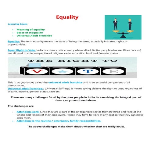 7th equality | PDF | Debated Sensitive Social Issues | Sensitive Topics