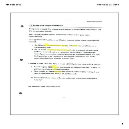 Weekly test time tablestd 1 to 4 | PDF