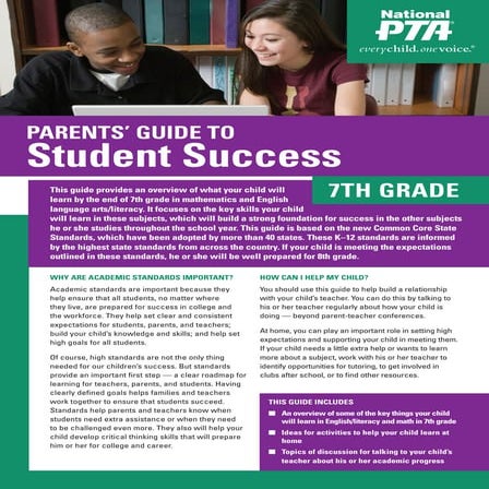 7th grade--Parent's Guide to Student Success | PDF