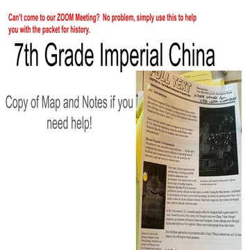 7th grade imperial china | PDF