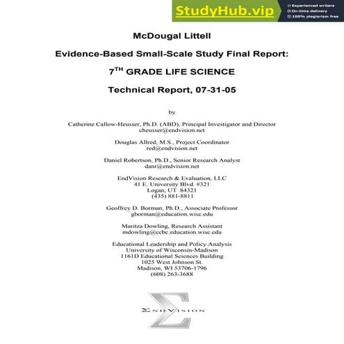 7TH GRADE LIFE SCIENCE | PDF