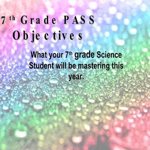 OK 7th Grade Pass Objectives | PPT
