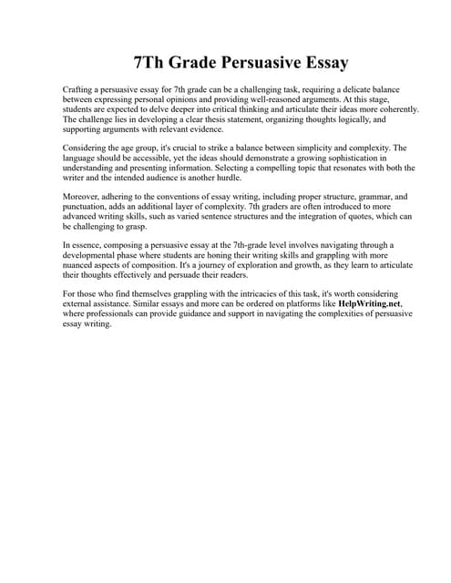 Persuasive Essay 5Th Grade.pdf