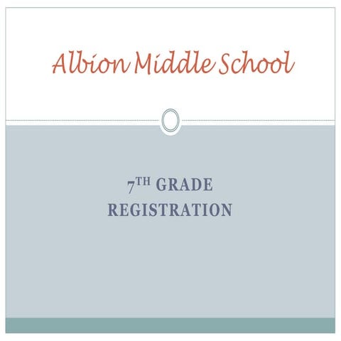 7th Grade Course Selections | PPT