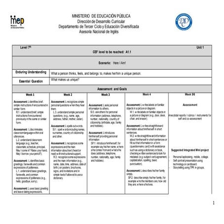 7th grade Scope and Sequence (Englishpost.org) | DOCX