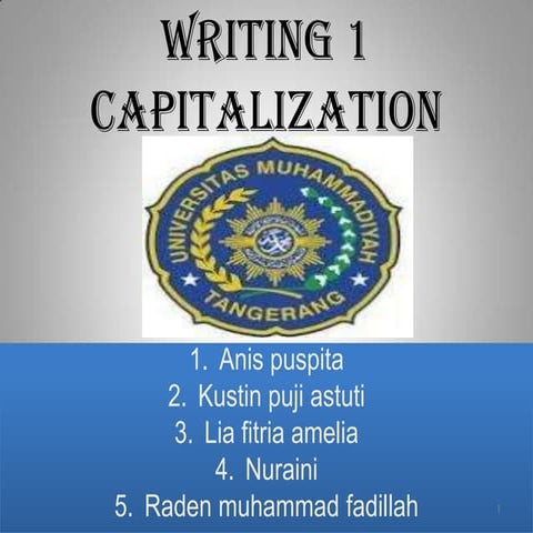 7th group ( capitalization ) | PPTX