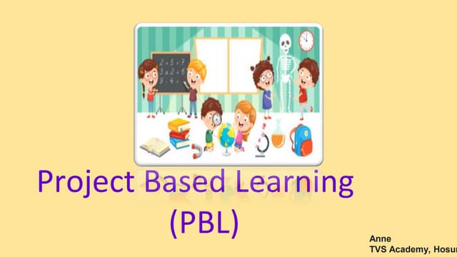 Project based learning | PPTX