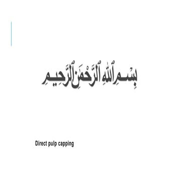 Pulp cap پولپ کاپ7th Lectures 7th.pptx