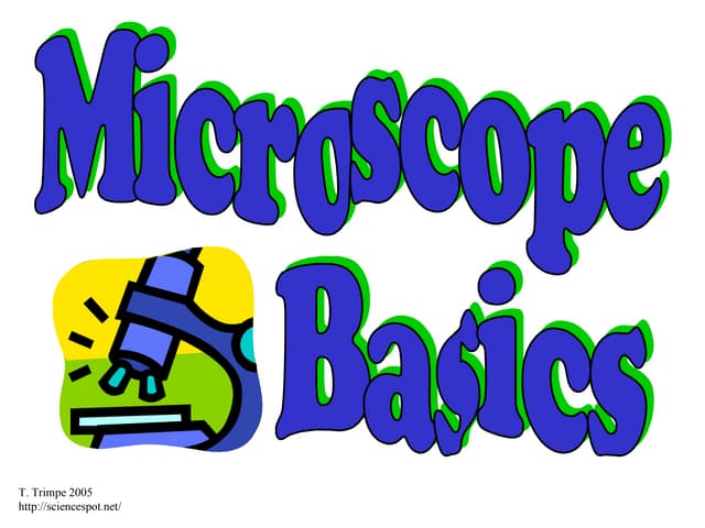 Microscope Basics Powerpoint for 7th Grade | PPTX