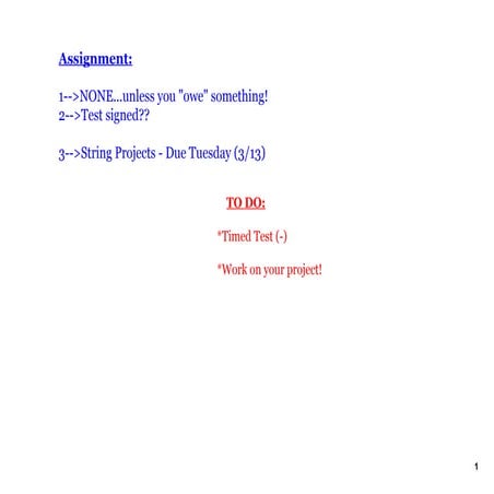 7th pre alg march 7 | PPT