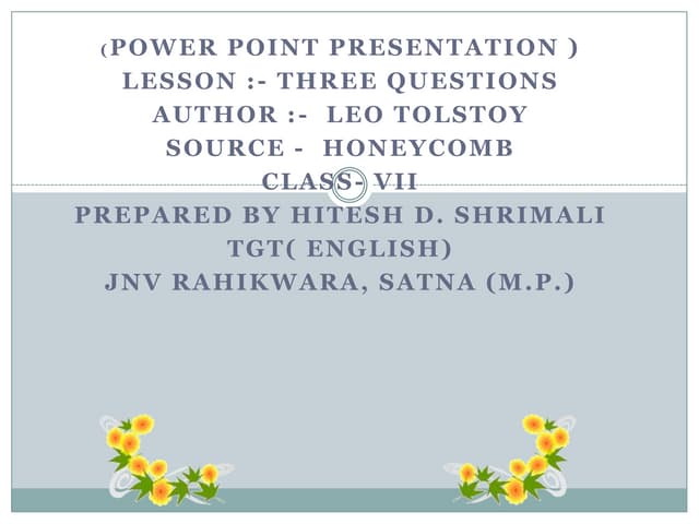 Factual description class 12 | PPTX