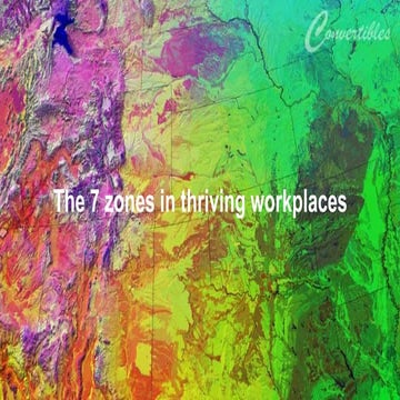 The 7 zones in thriving workplaces | PPTX