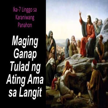 7th Sunday of the year | PPT