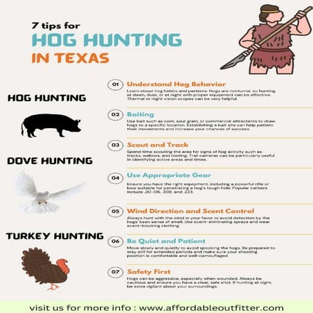 7 tips for Hog Hunting in Texas.pdf-Affordable Outfitter | PDF