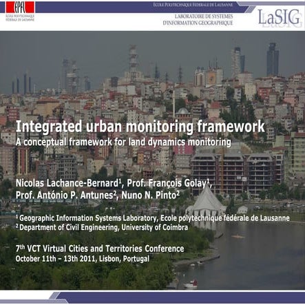 Integrated urban monitoring framework | PDF