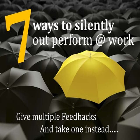 7 ways to silently stand out at work | PPT