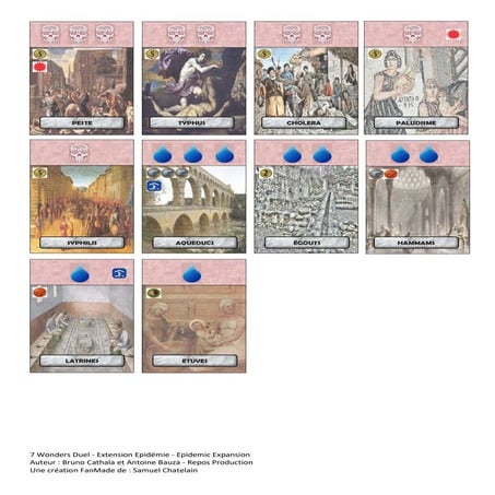 7 wonders duel extension epidémie - epidemic expansion 3 of 3 | PDF