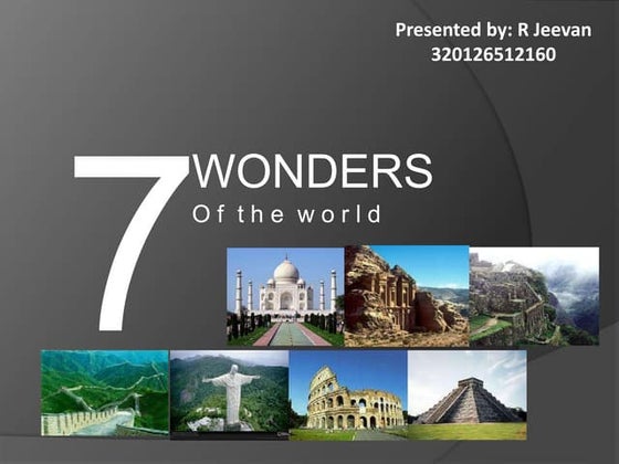 7 wonders of the world | PPSX