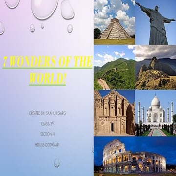 7 wonders of the world..............pptx