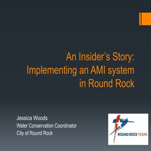 Advanced Metering Infrastructure (AMI) - Utility Implementation and ...