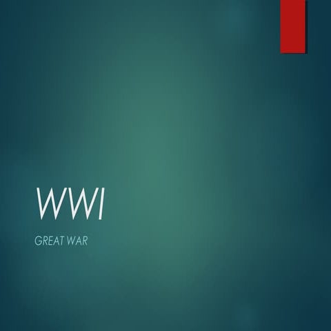 World War 1 | PPTX