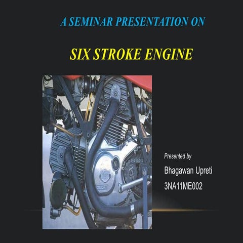 6 stroke engine | PPTX