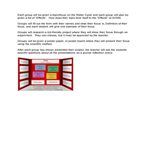 Mini science fair | DOCX