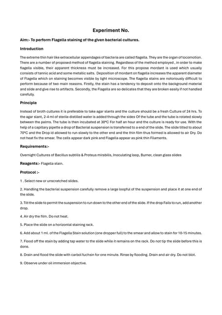 Cell biology experiments | PPTX
