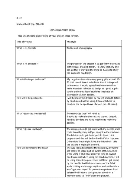 Dressmaking 9 Weeks 1-7.pdf | Women\'s Clothing | Women\'s Fashion