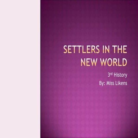 An english colony (social studies) | PPT