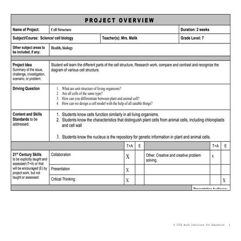 project planner | PPT