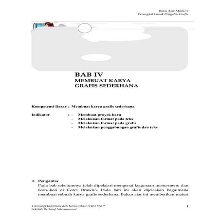 Tutorial Coreldraw X4 Docx