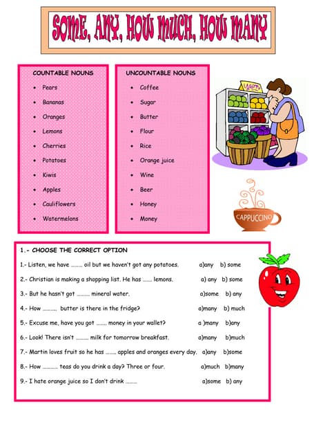 Countable uncountable nouns | PDF