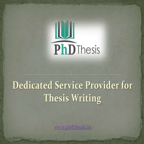 Tutors India Profile 2017 - Dissertation Writing Company - Academic R…