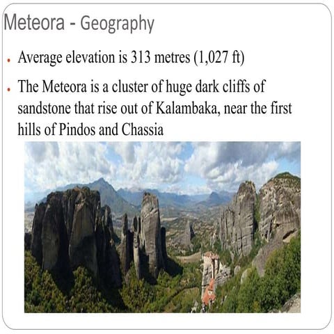meteora geography | PPTX