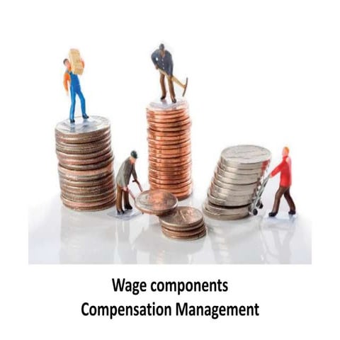 Wage components - compensation management - Manu Melwin Joy | PPTX