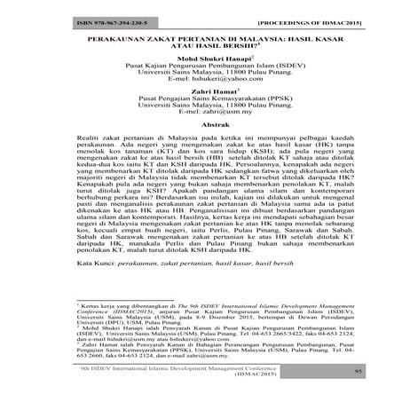 Mohd Shukri Hanapi & Zahri Hamat | PDF